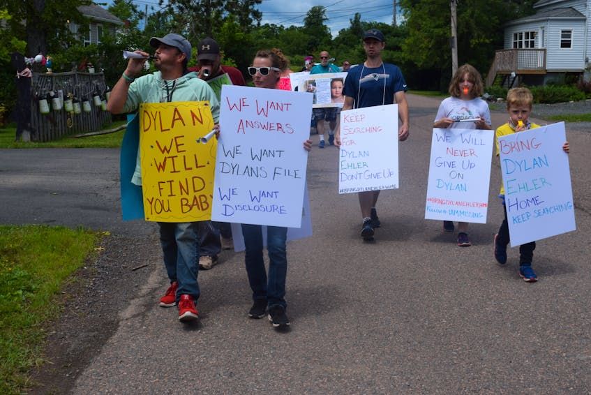 March for Dylan Ehler amid parents' fight with Truro police | PNI ...