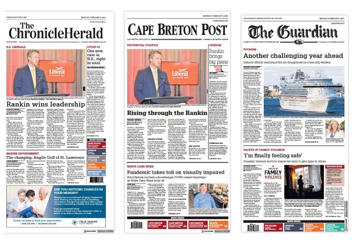 Home delivery of SaltWire papers delayed Feb. 8 due to winter storm ...