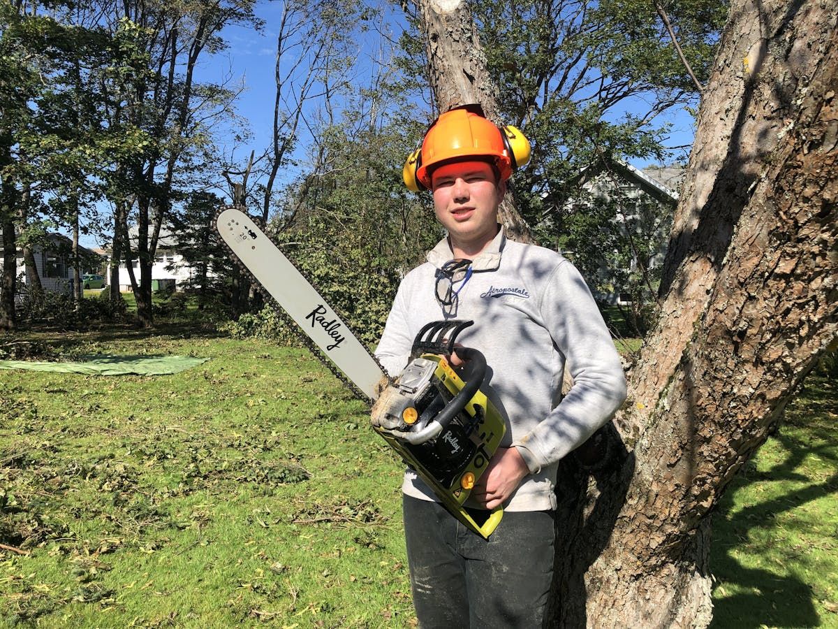 Emerald, P.E.I. teen uses birthday money to buy chainsaw to help ...