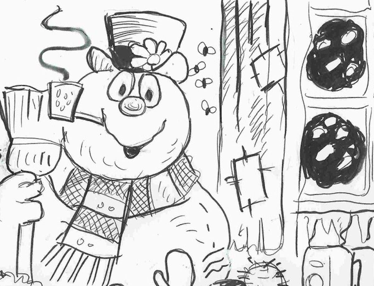 KEVIN TOBIN CARTOON: He was made of snow, but the children know how he ...