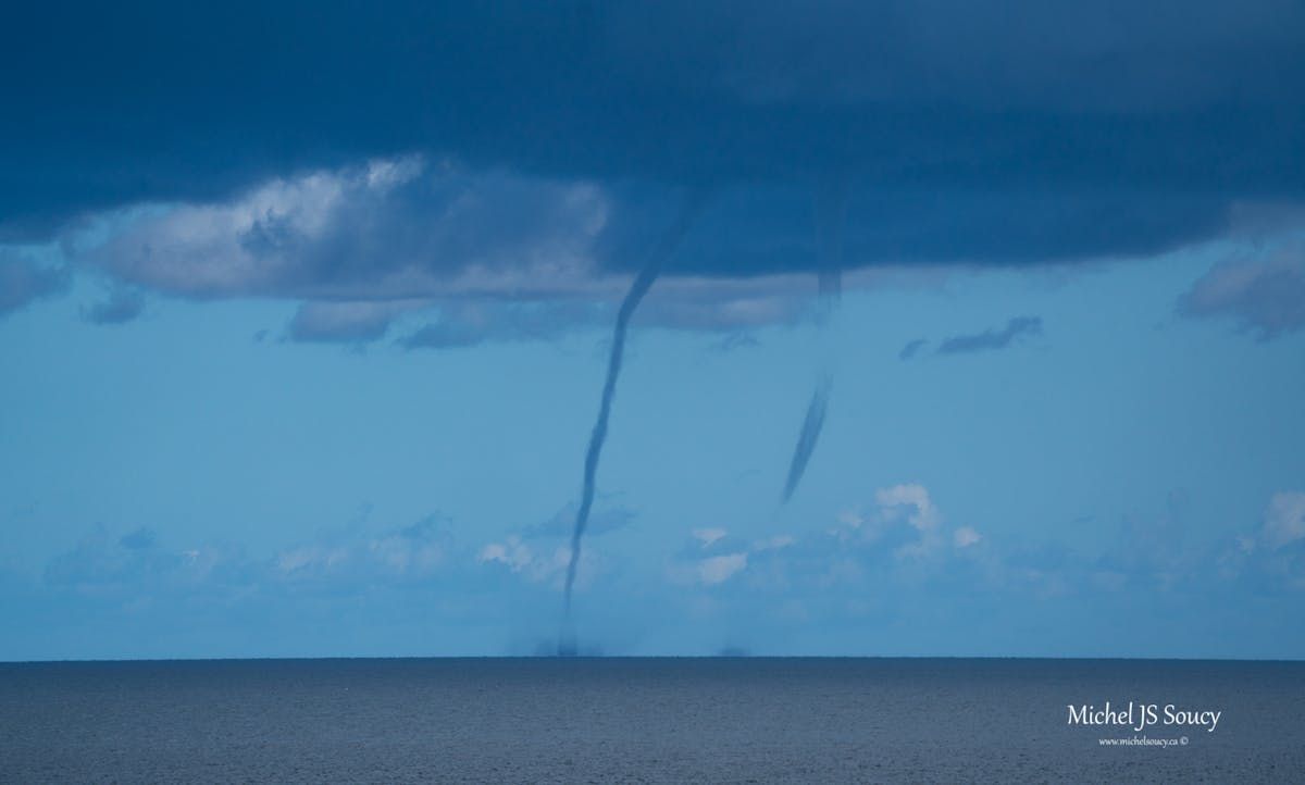 Funnel vision: Rare waterspout, funnel cloud sightings amaze Cape ...