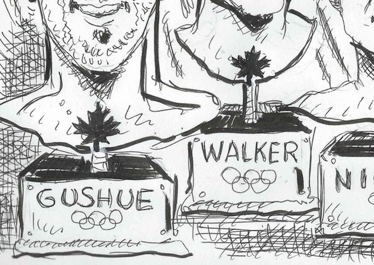 KEVIN TOBIN CARTOON: It was gold or bust for Gushue and Co. in Beijing ...