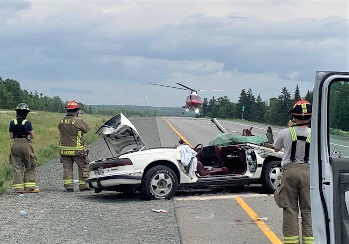 Woman transported to hospital via EHS LifeFlight after Hwy. 104 ...