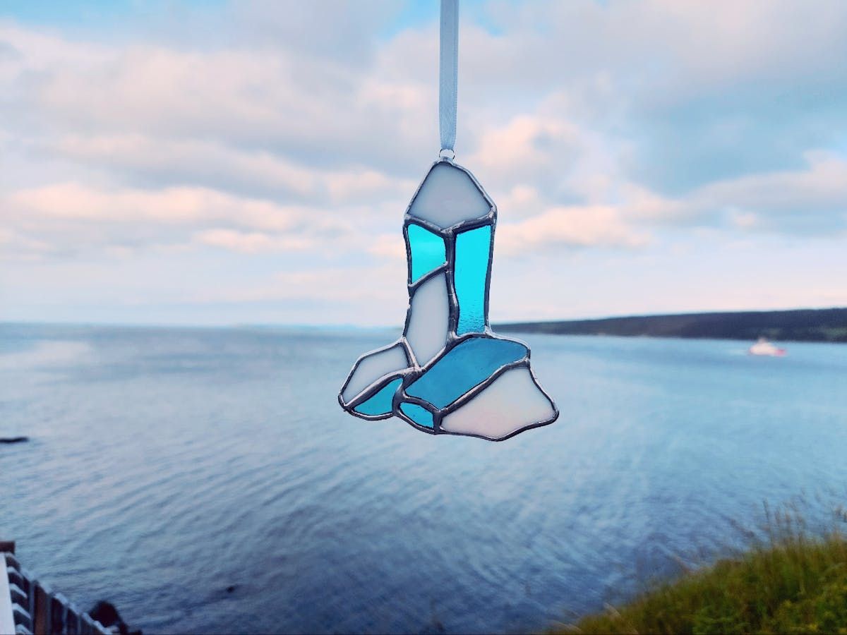 Iconic Newfoundland 'Dickie Berg' reimagined as stained glass ornament ...