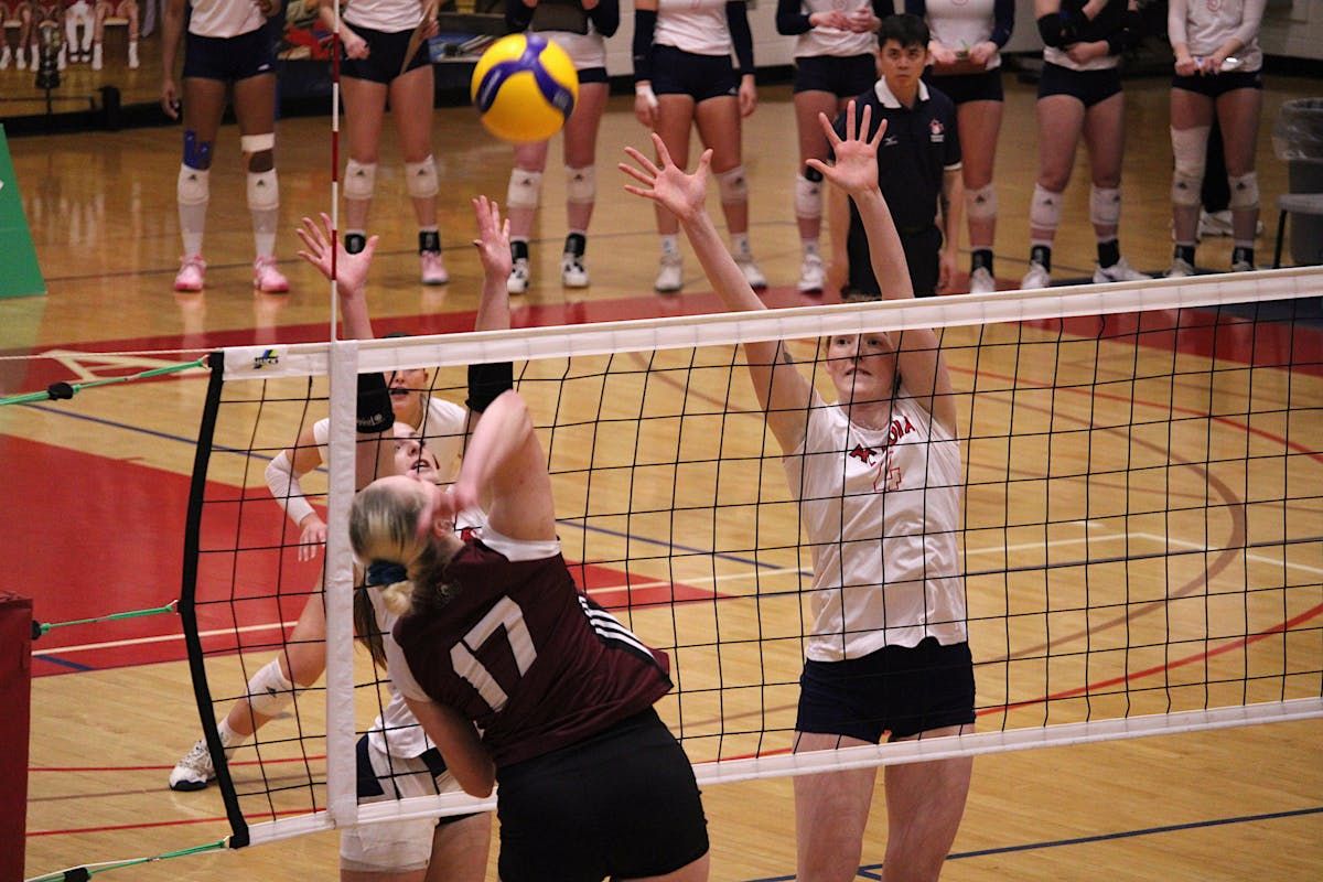 Acadia Axewomen take Game 1 of AUS volleyball final in Wolfville, N.S ...