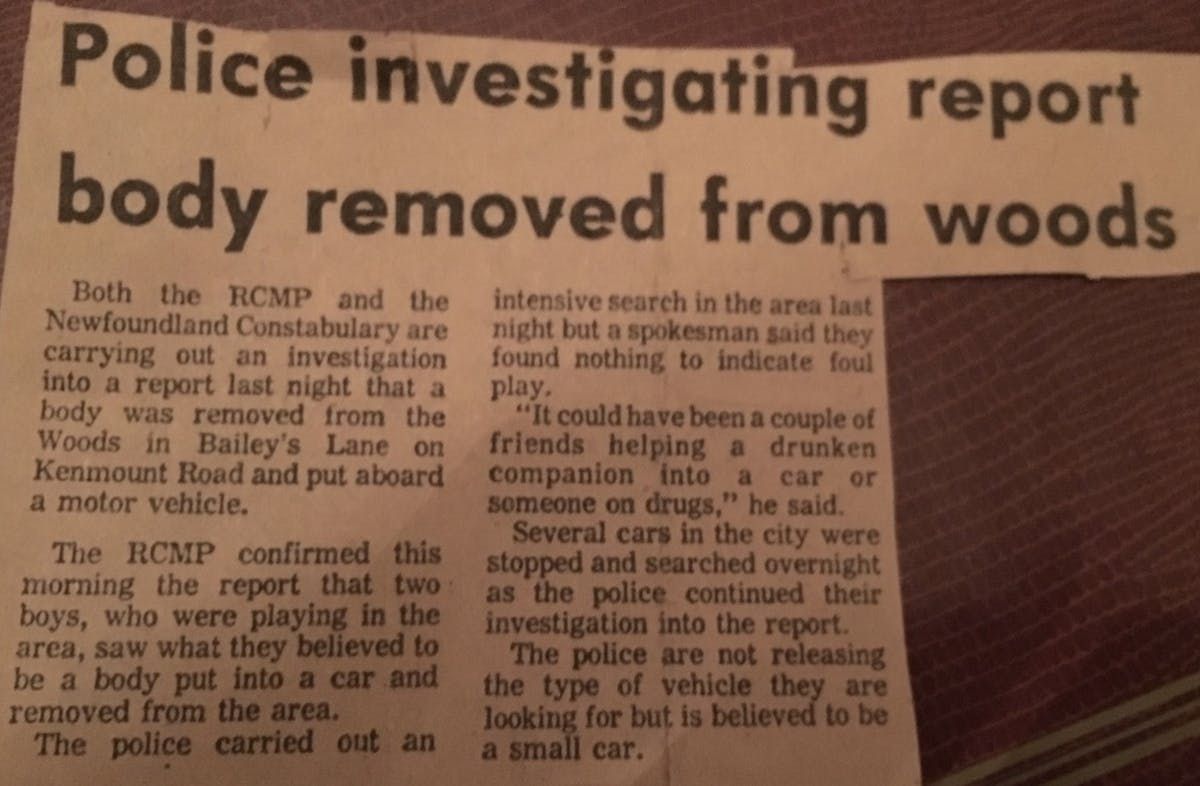 Did Mark Critch's brother witness a would-be murder in St. John's ...