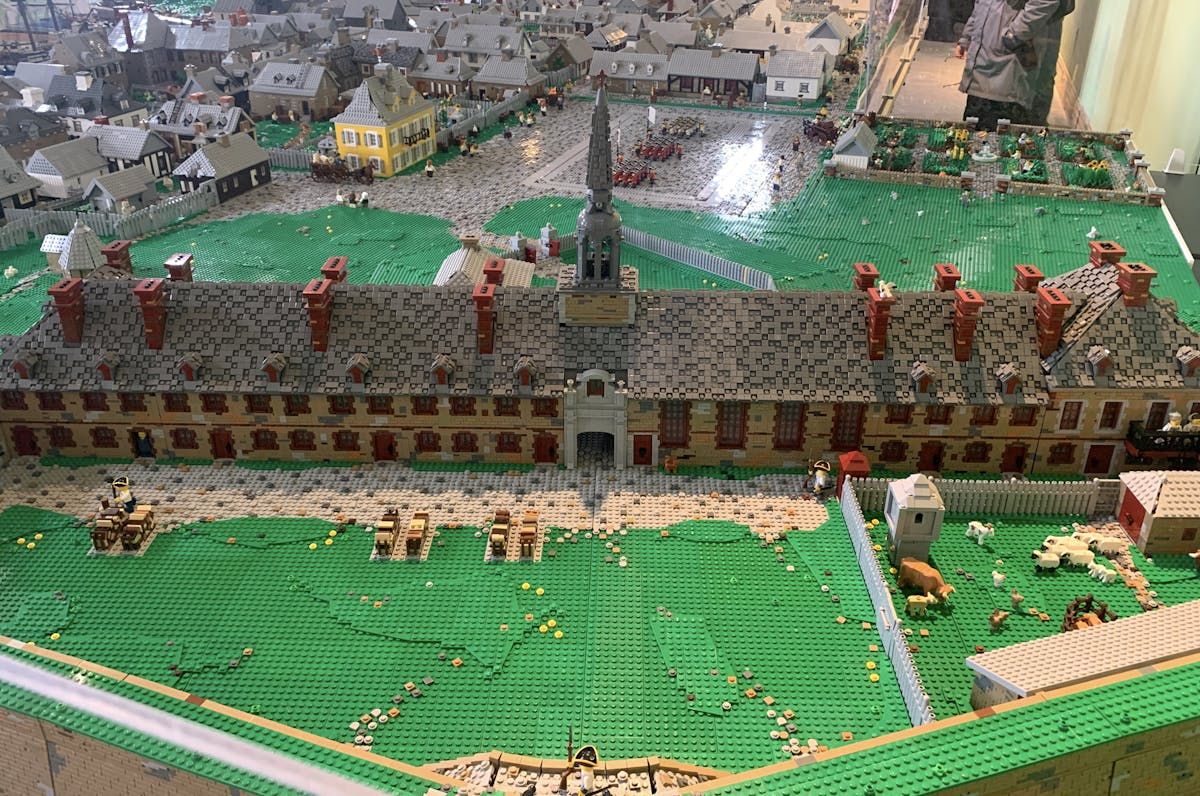 Fortress Louisbrick: Block creation of Cape Breton's famous French fort ...