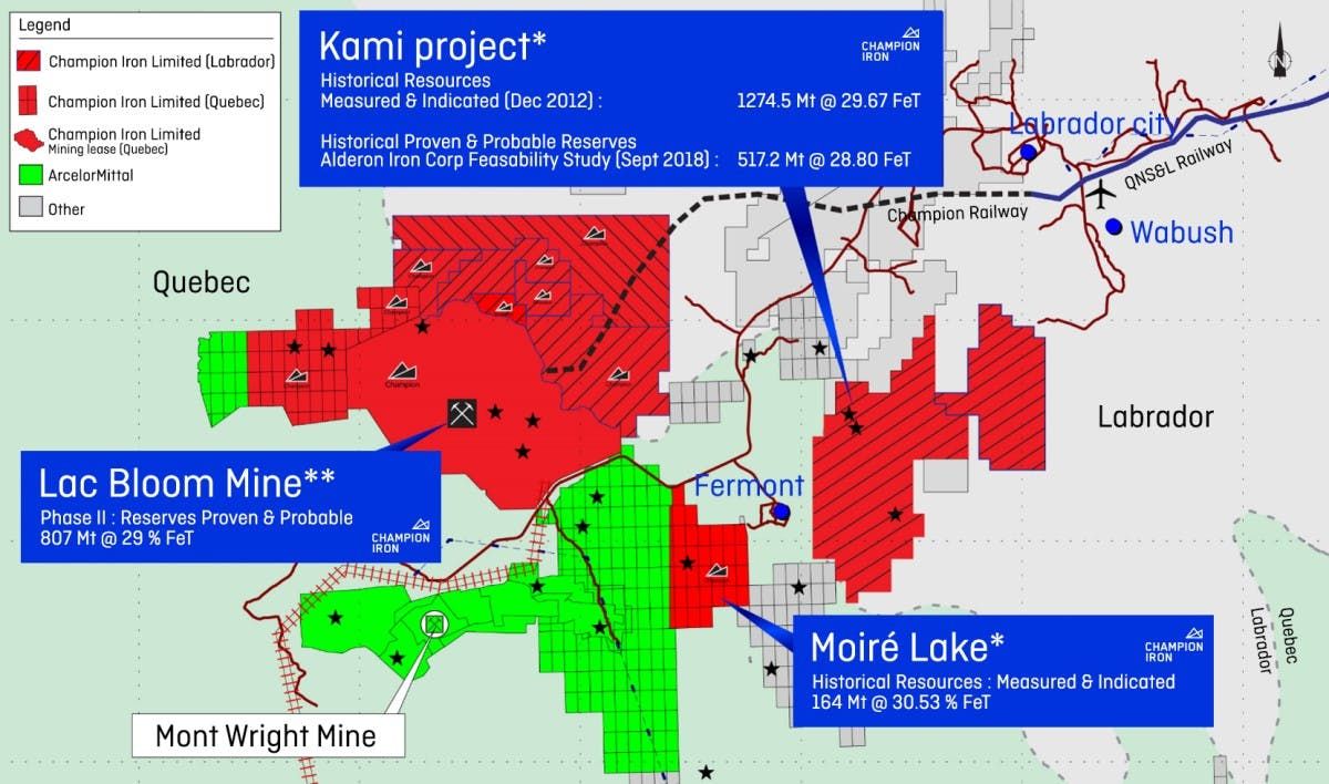 Kami iron ore project in Labrador west registered with province | PNI ...