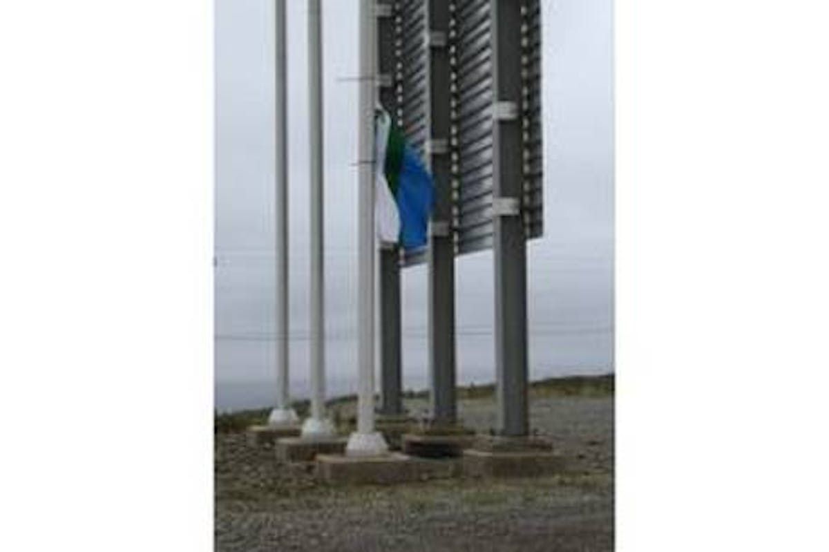 Labrador flags erected at Quebec-Labrador border | PNI Atlantic News