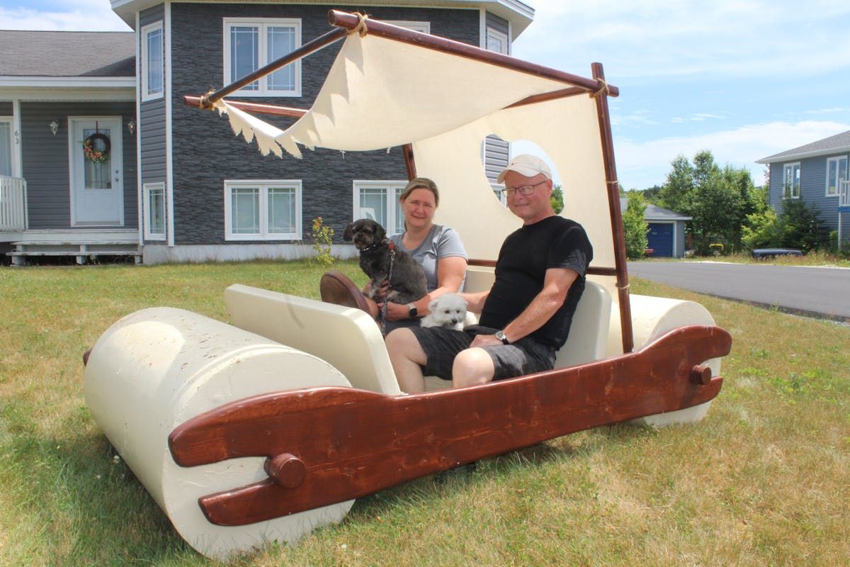 Yabba-dabba-doo! Life-size Flintstones car bound for Conception Bay ...