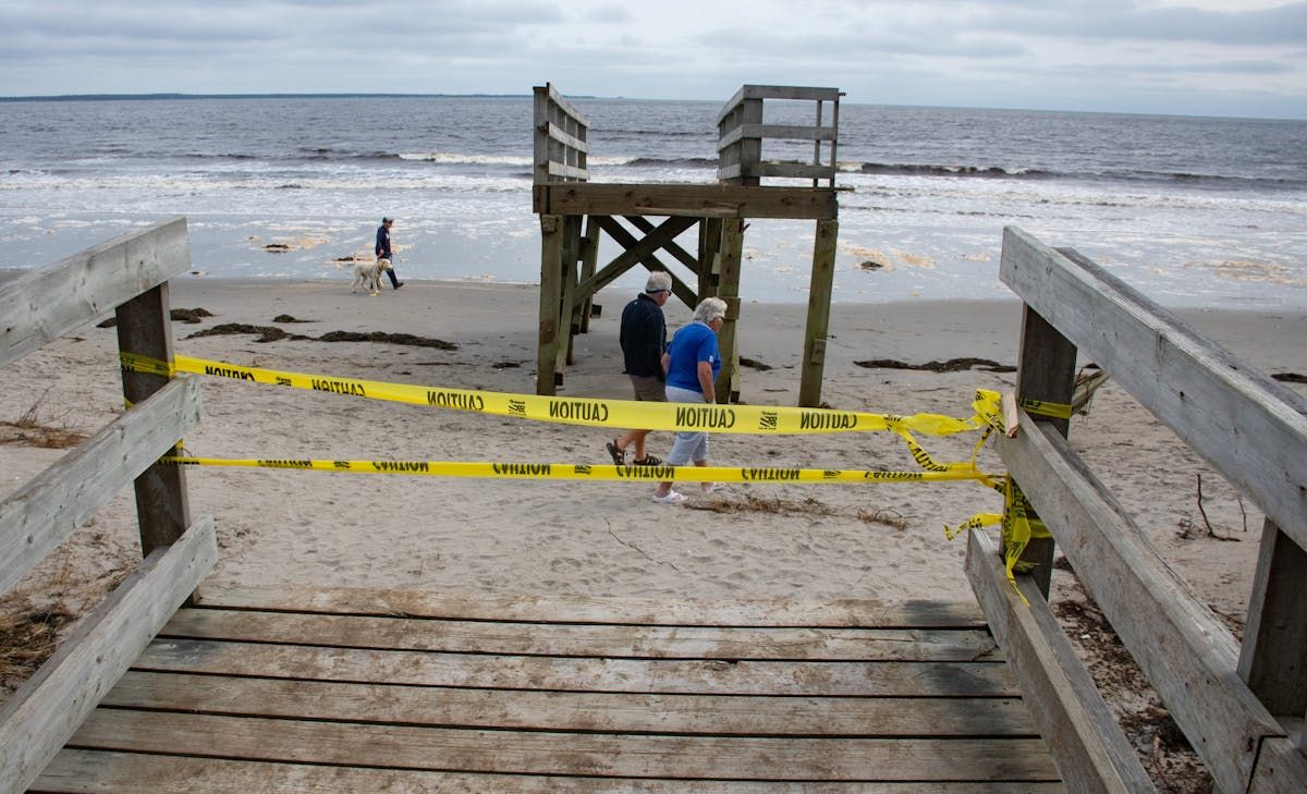Rissers beach, park ‘completely ruined’ by brutal force of post ...