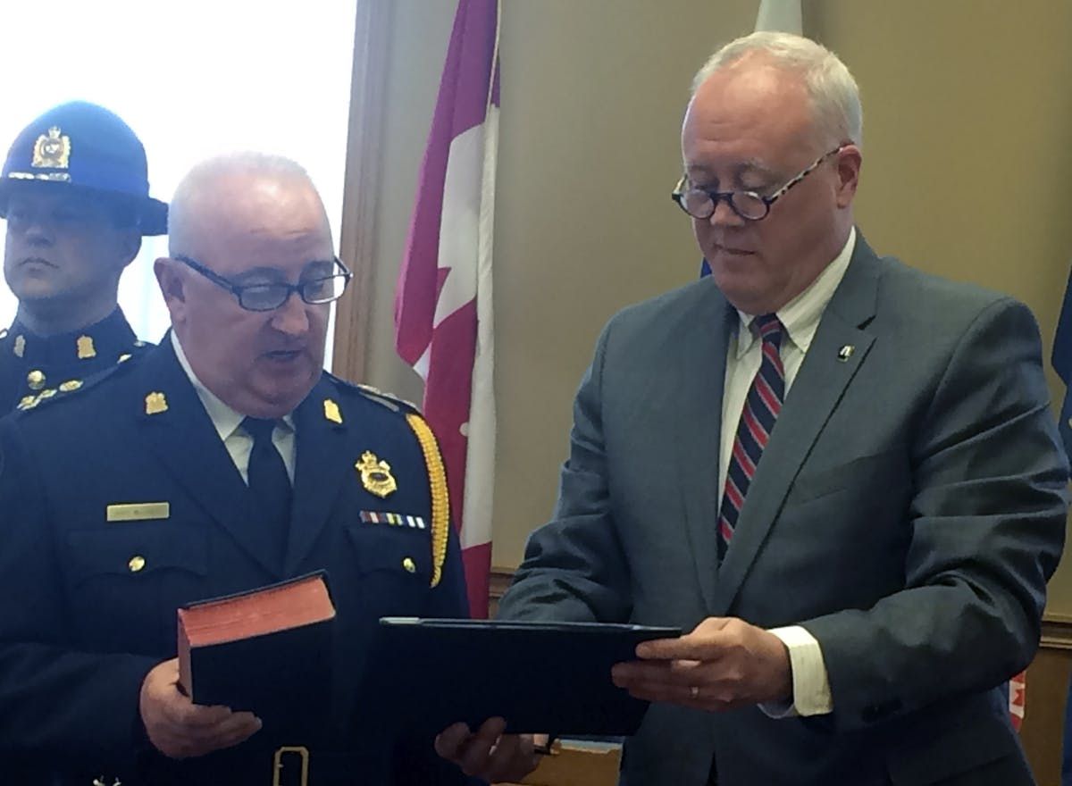 Eric MacNeil sworn in as New Glasgow police chief | PNI Atlantic News