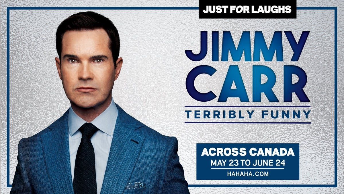 U.K. comedian Jimmy Carr heading to Mary Brown's Centre June 2023 | PNI ...
