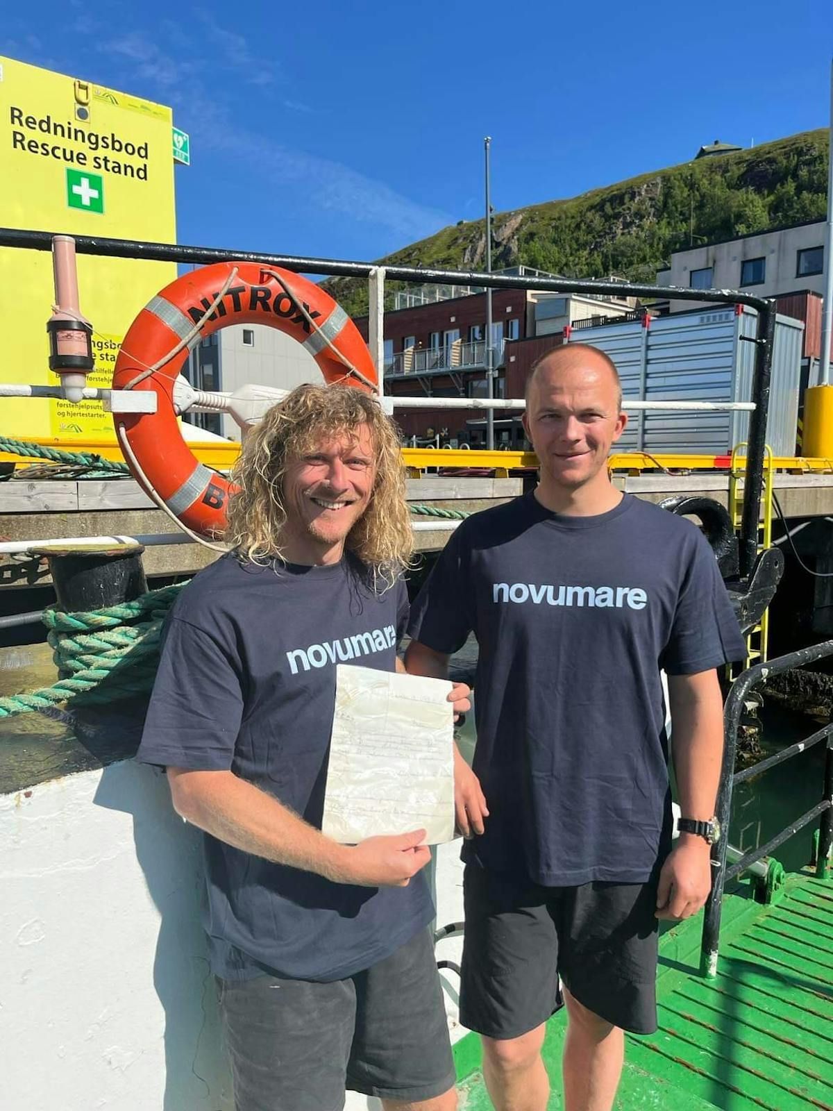 Norwegian men find message in a bottle sent 35 years ago from ...