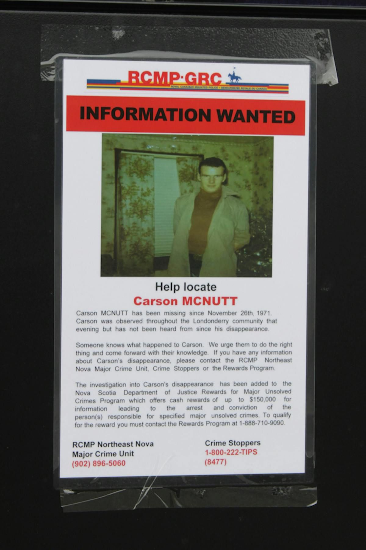 Nova Scotia RCMP seeking information on missing person from over 50 ...