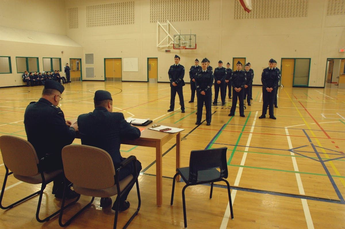 St. Anthony air cadets compete in drill event after six-year absence ...