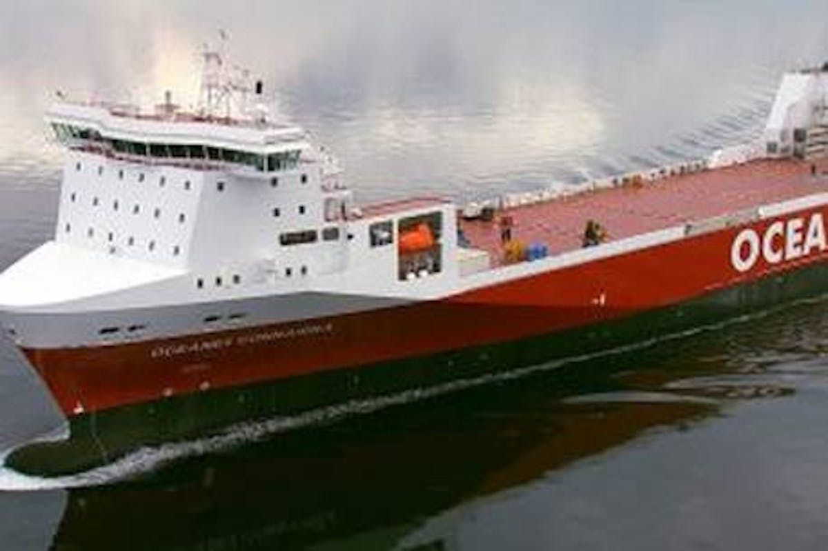 Oceanex takes delivery of new container ship | PNI Atlantic News