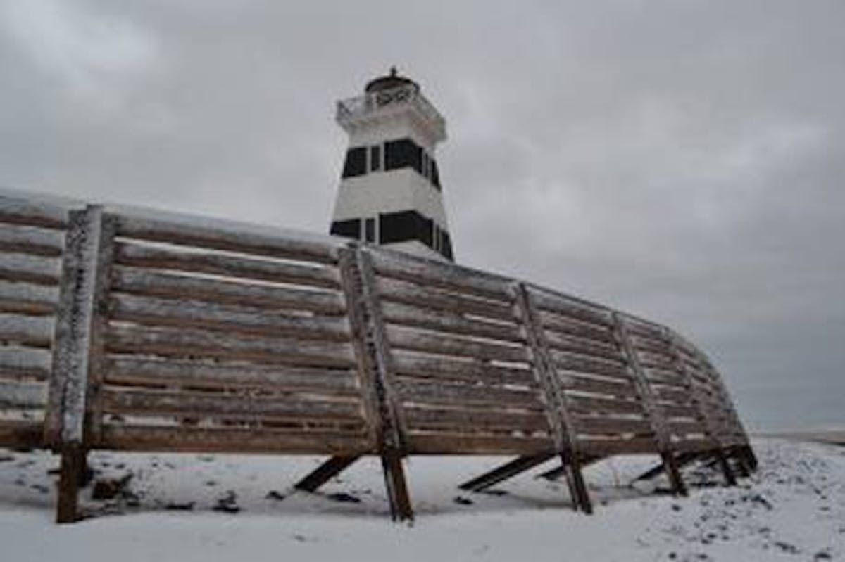 Wire mesh, more planking and stones in lighthouse’s future | PNI ...