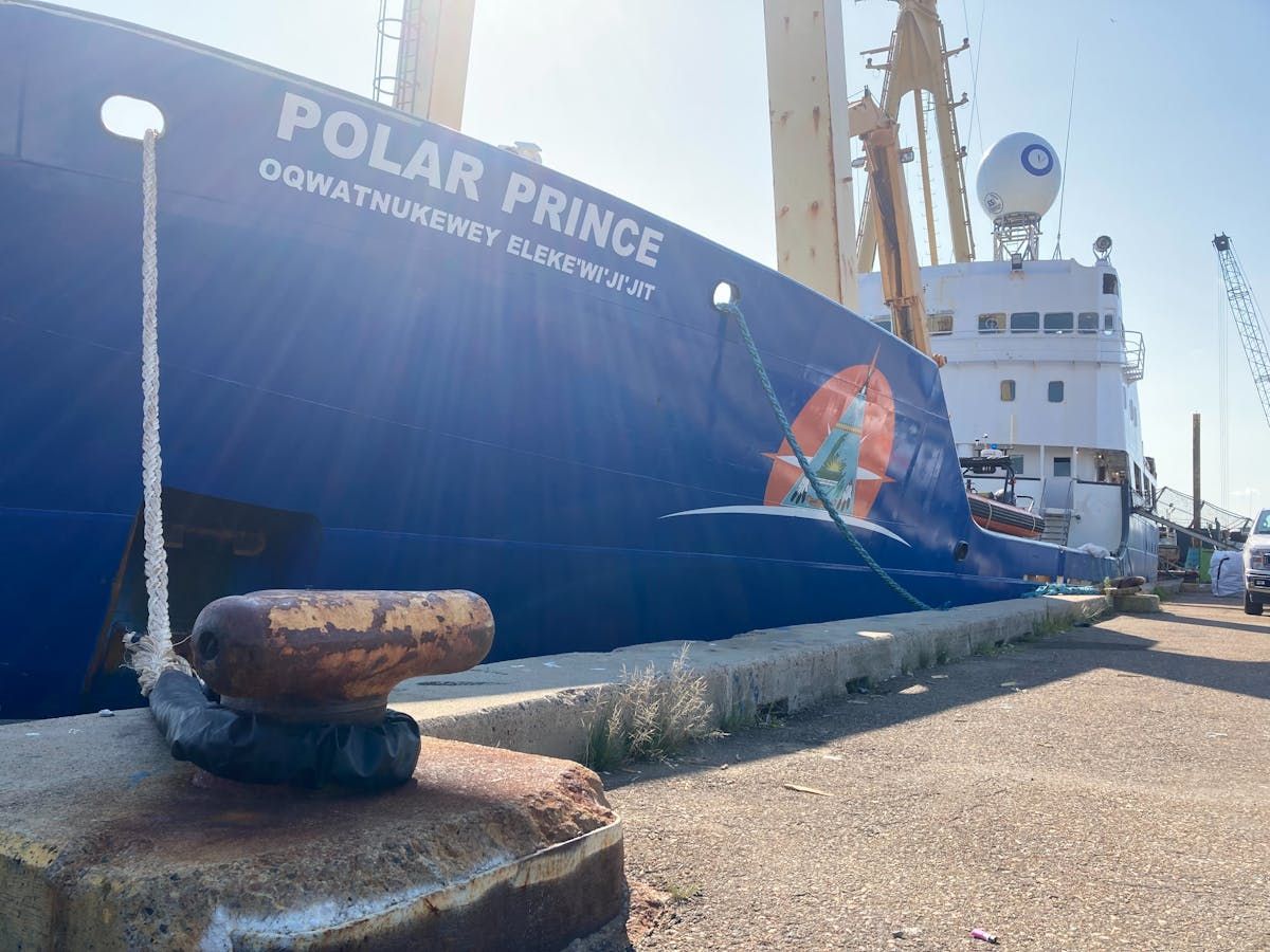 Polar Prince, which towed Titan submersible to dive site, is back in ...