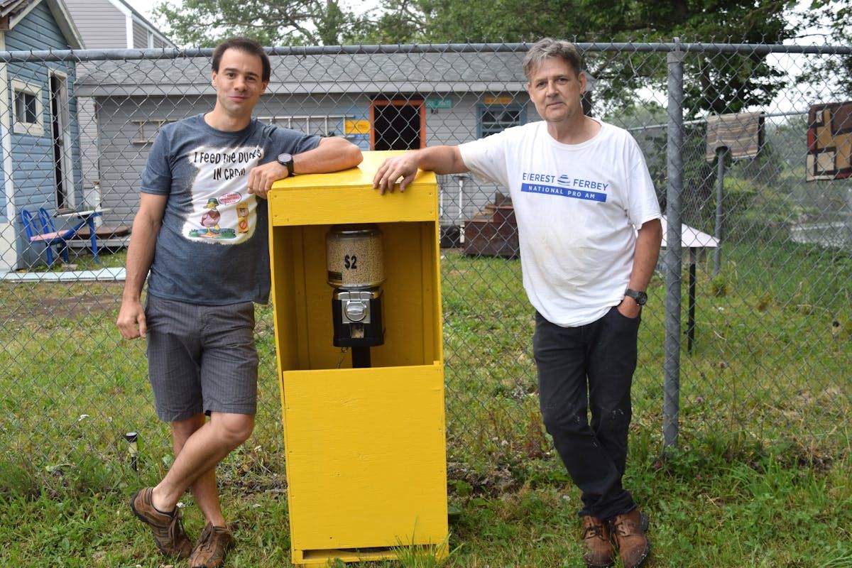 Public quacks brings the duck vending machine back to Glace Bay's ...