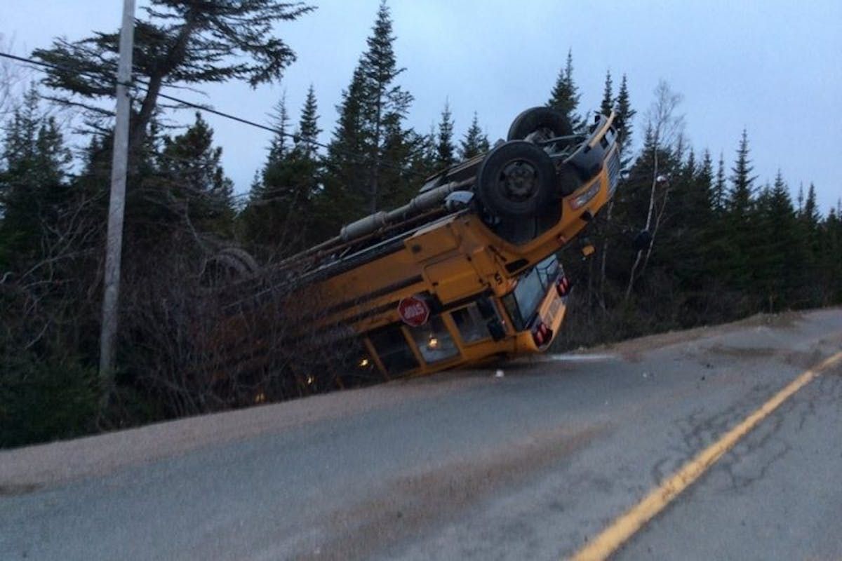 RCMP confirm no injuries in school bus crash Gallery | PNI Atlantic News