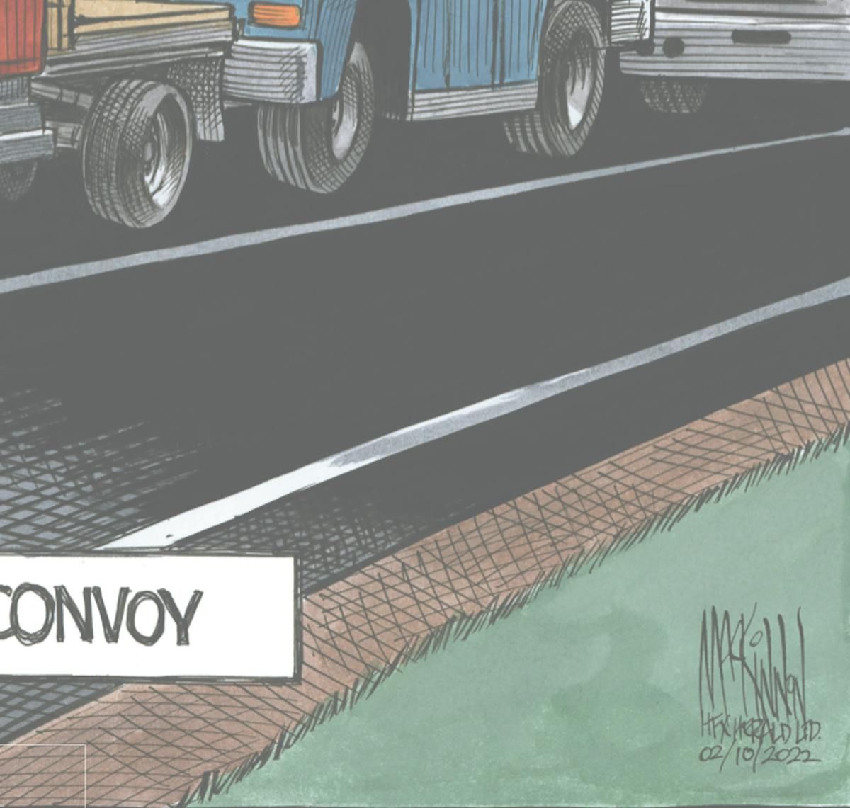 BRUCE MacKINNON CARTOON: Mixed messages muck up Freedom Convoy | PNI ...