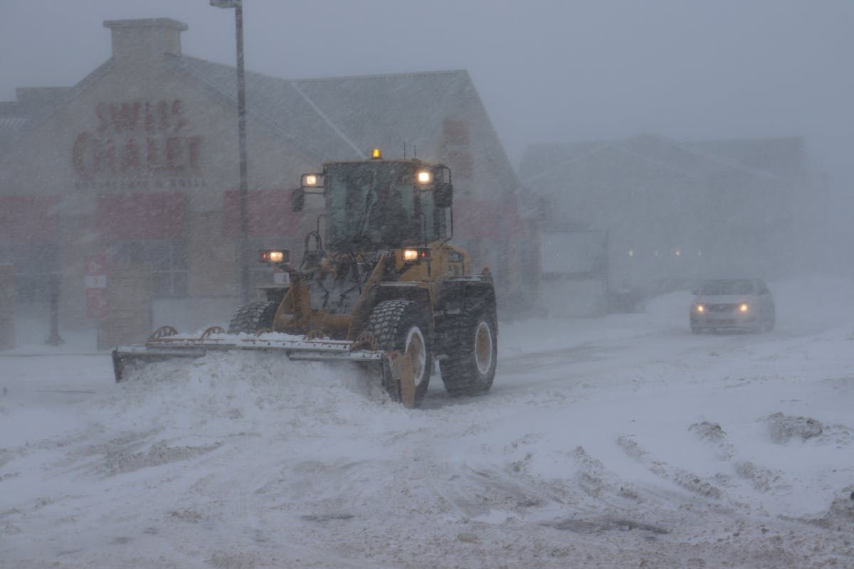 Snow keeps piling up in P.E.I. with third major storm this month; 20-40 ...