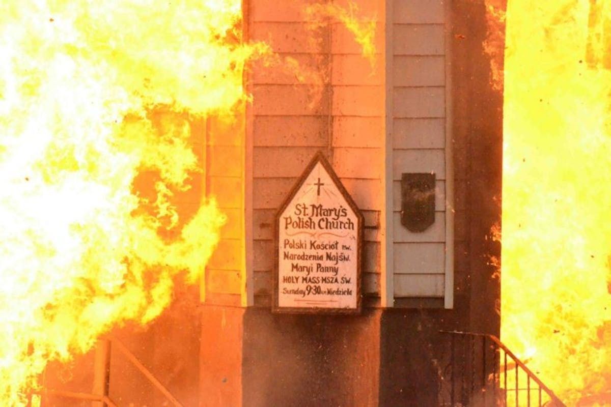 Fire destroys historic Whitney Pier church Gallery | PNI Atlantic News