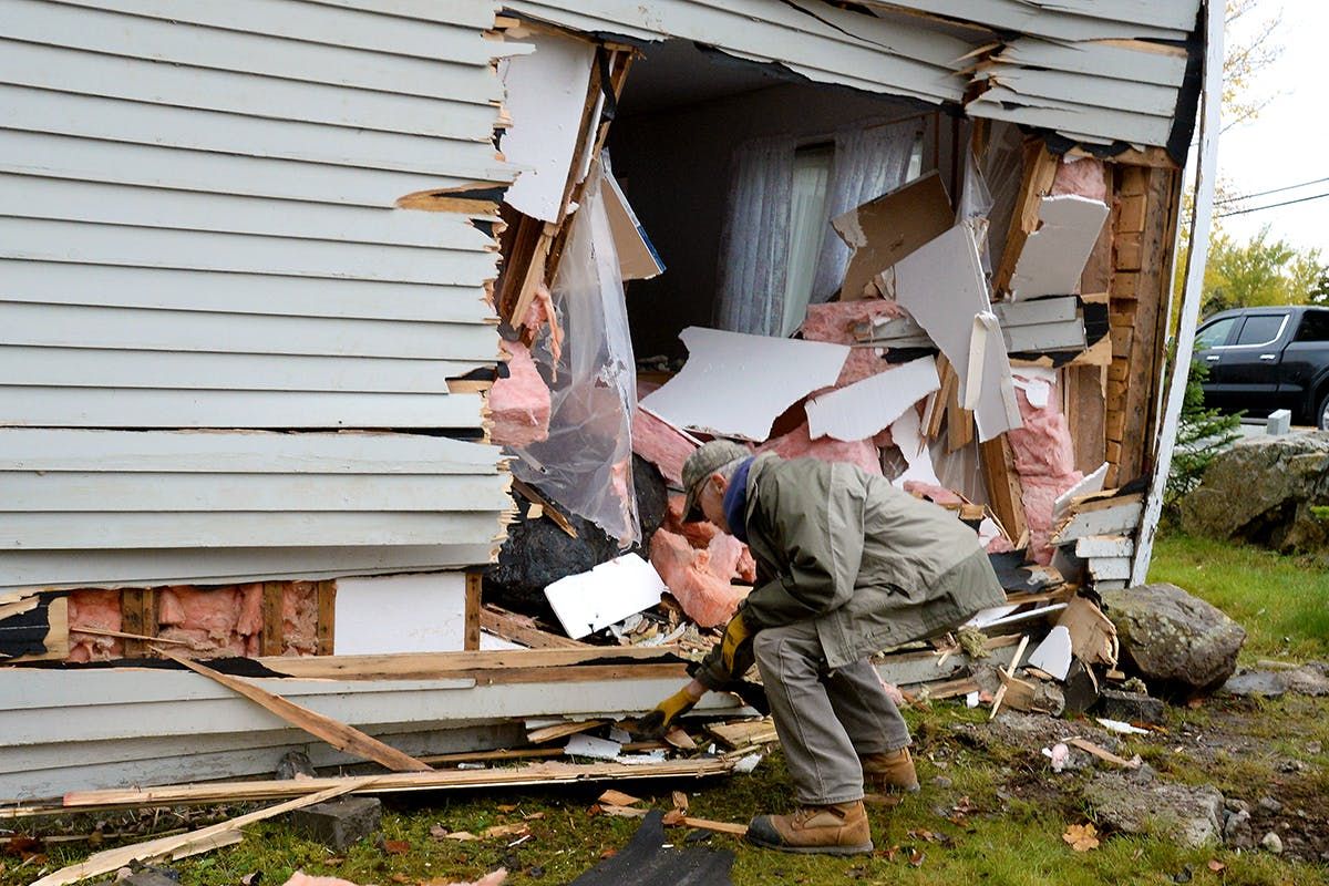 Car crash into Holyrood home causes extensive damage but no serious ...