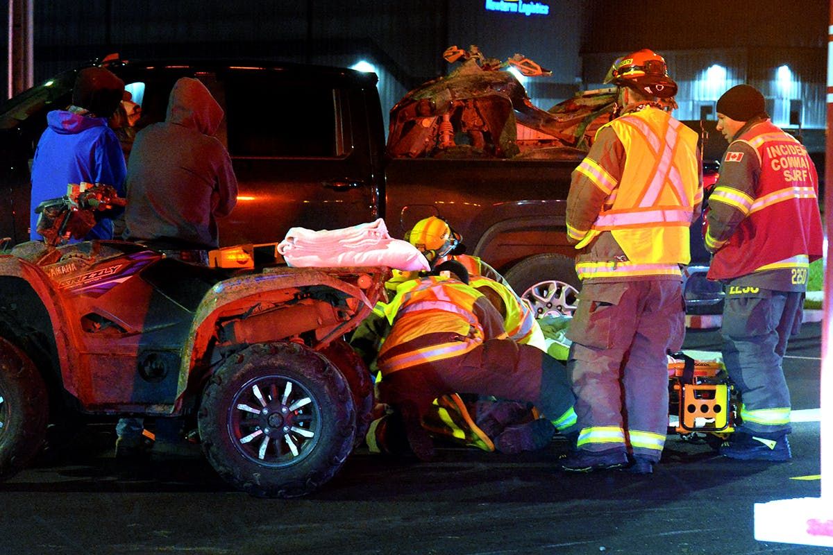 Teen ATV driver, female pedestrian taken to hospital in separate metro ...