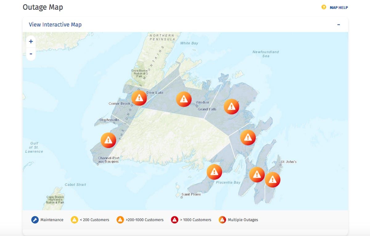 Power outages reported across Newfoundland | PNI Atlantic News