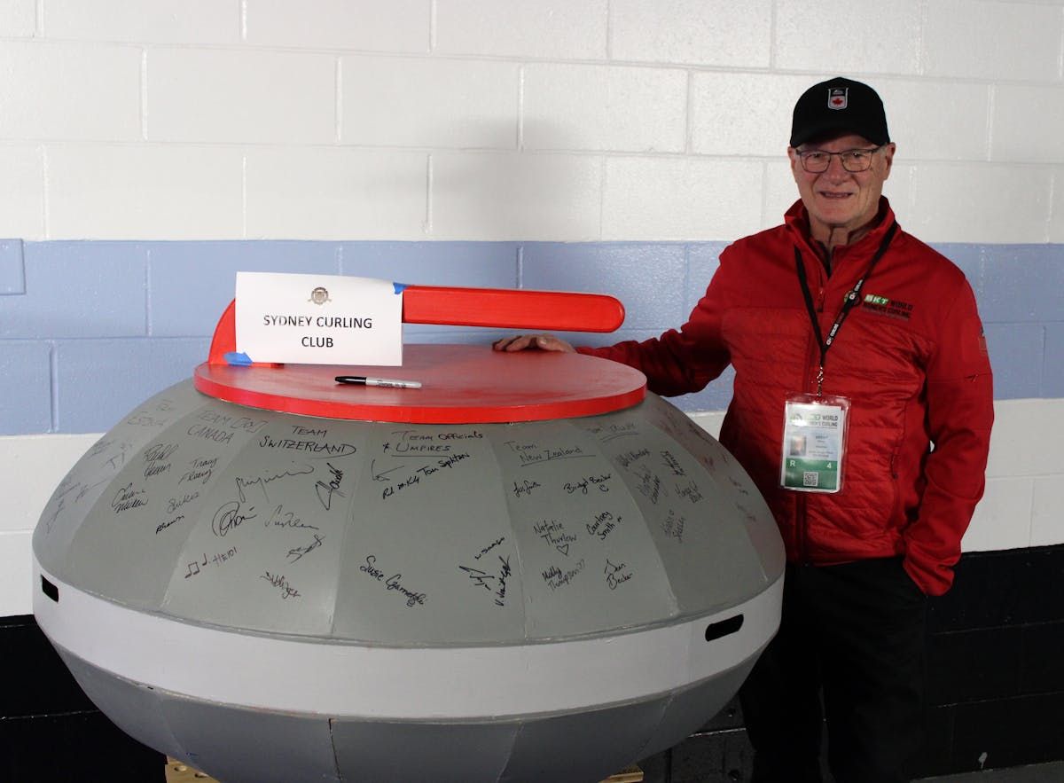Cape Breton volunteer's jumbo curling rock a hit with world curling ...