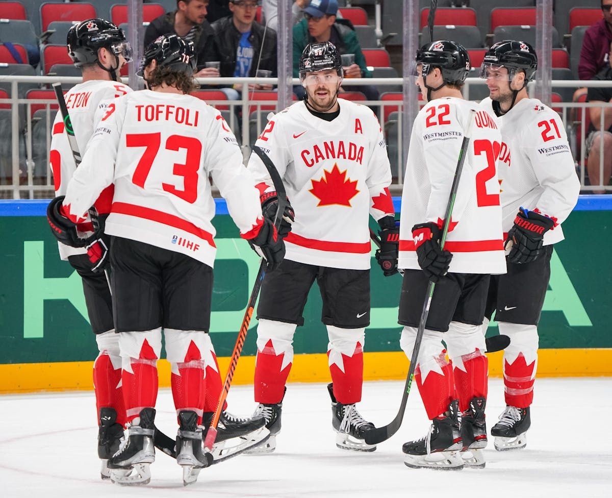Mackenzie Weegar continues scoring tear for Team Canada at world hockey ...
