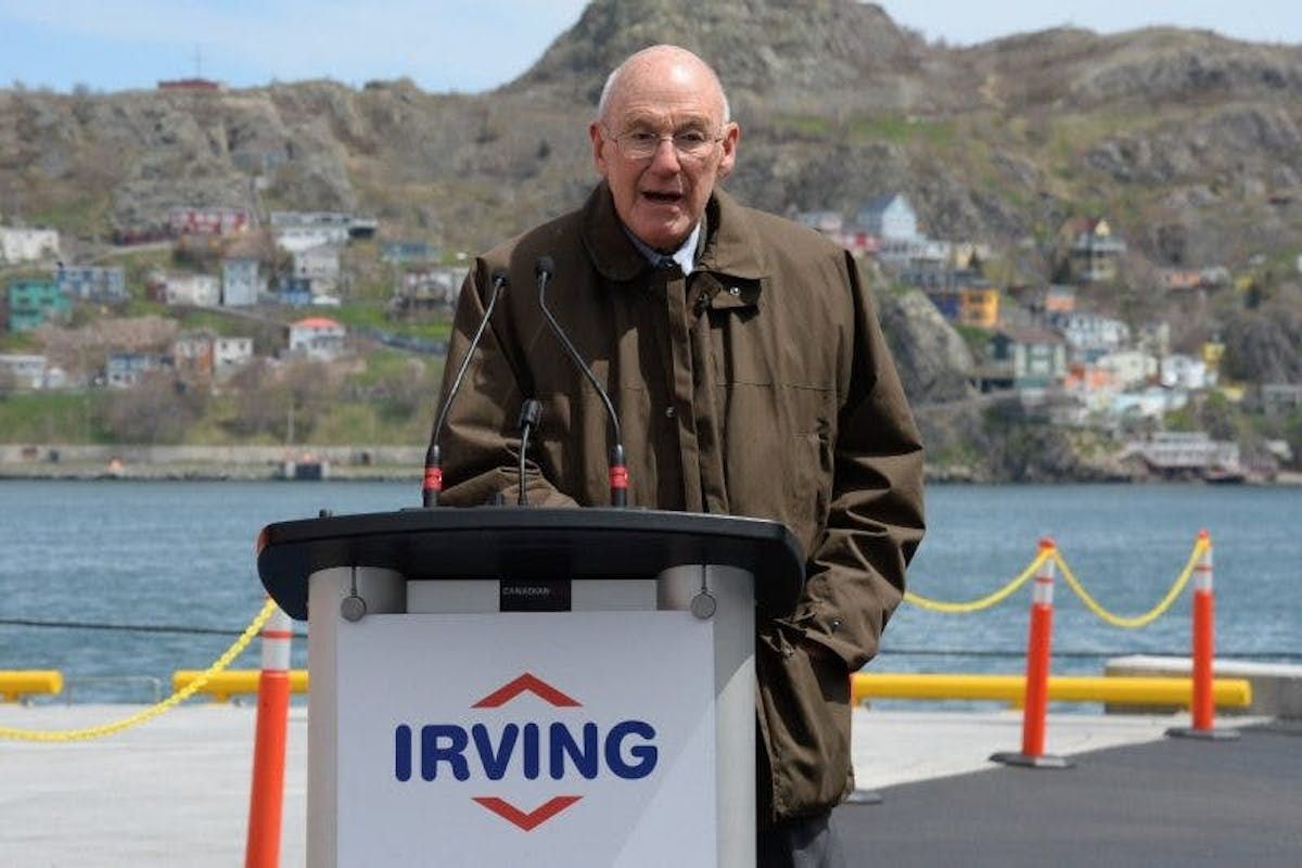 Former Irving Oil president Arthur Irving dies at age 93 | PNI Atlantic ...