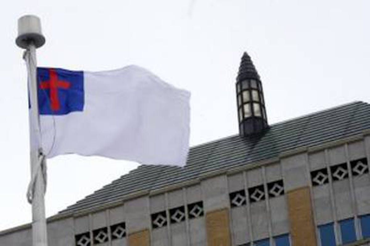 Christian flag controversy swirls, as documents appear to contradict ...