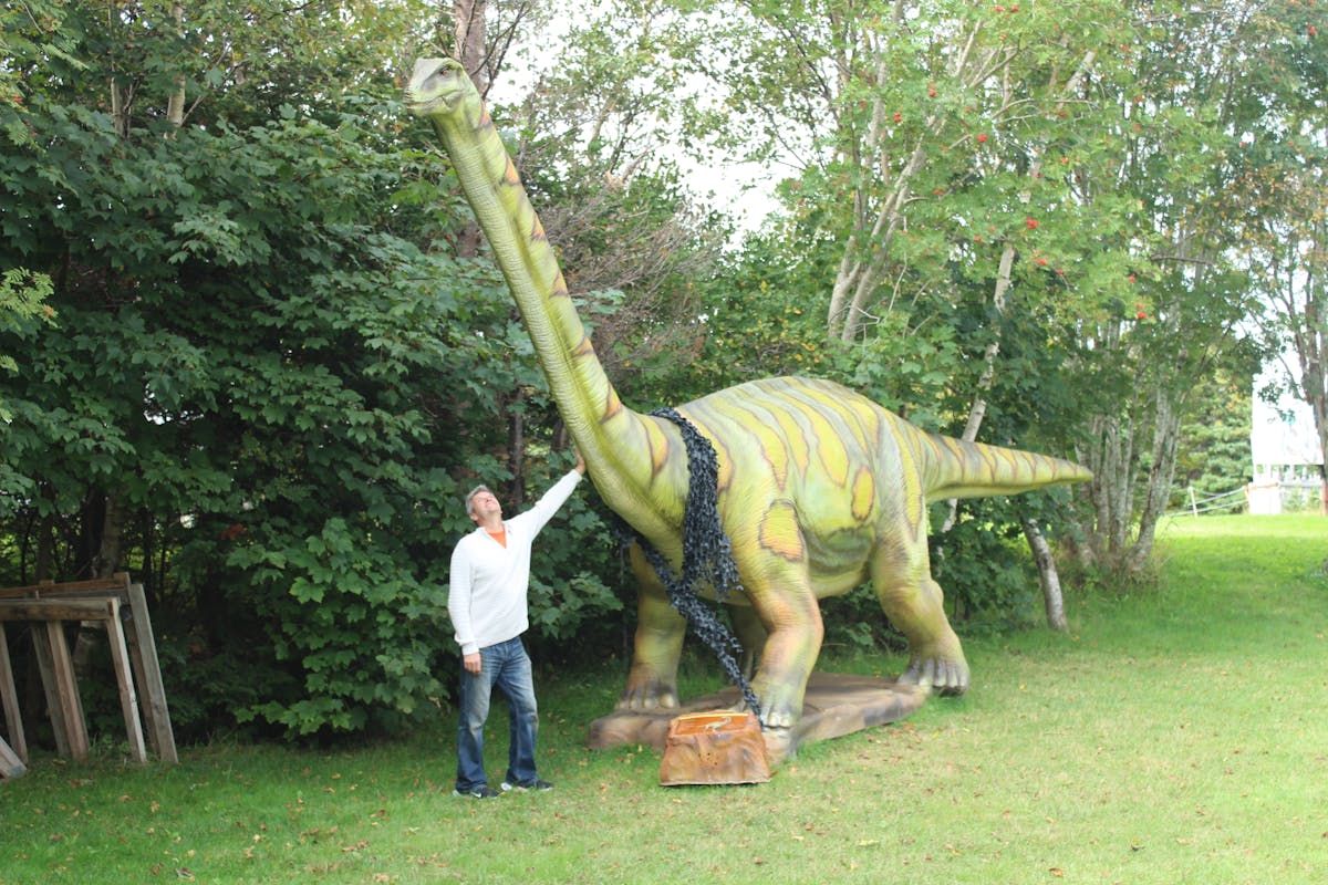 Dinosaur sighting in St. John's! How one local resident transformed his ...