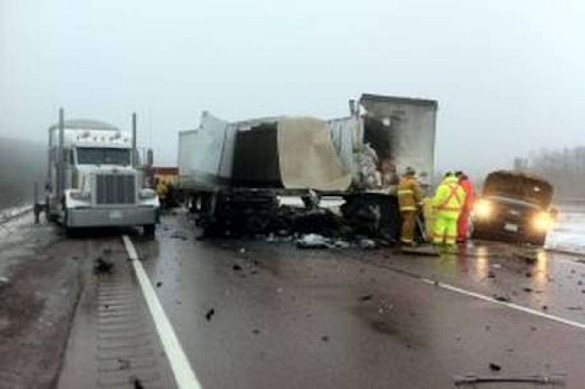 Tractor-trailer crash on Highway 104 claims one life | PNI Atlantic News