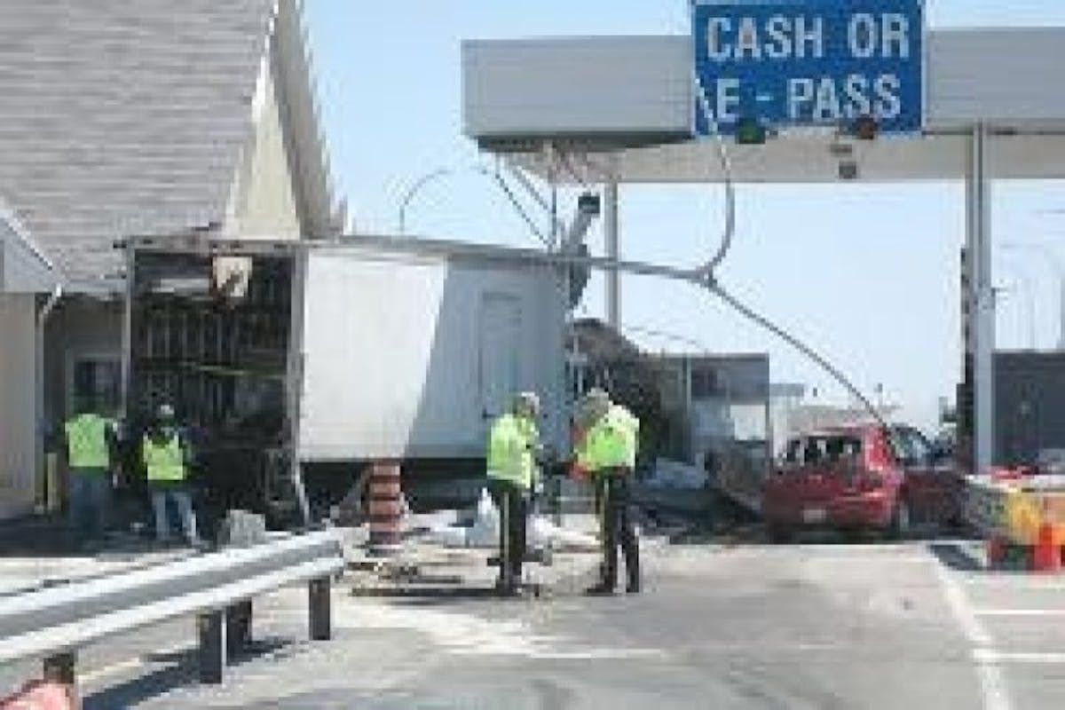 Truck takes out concrete barriers before slamming into Cobequid Pass ...