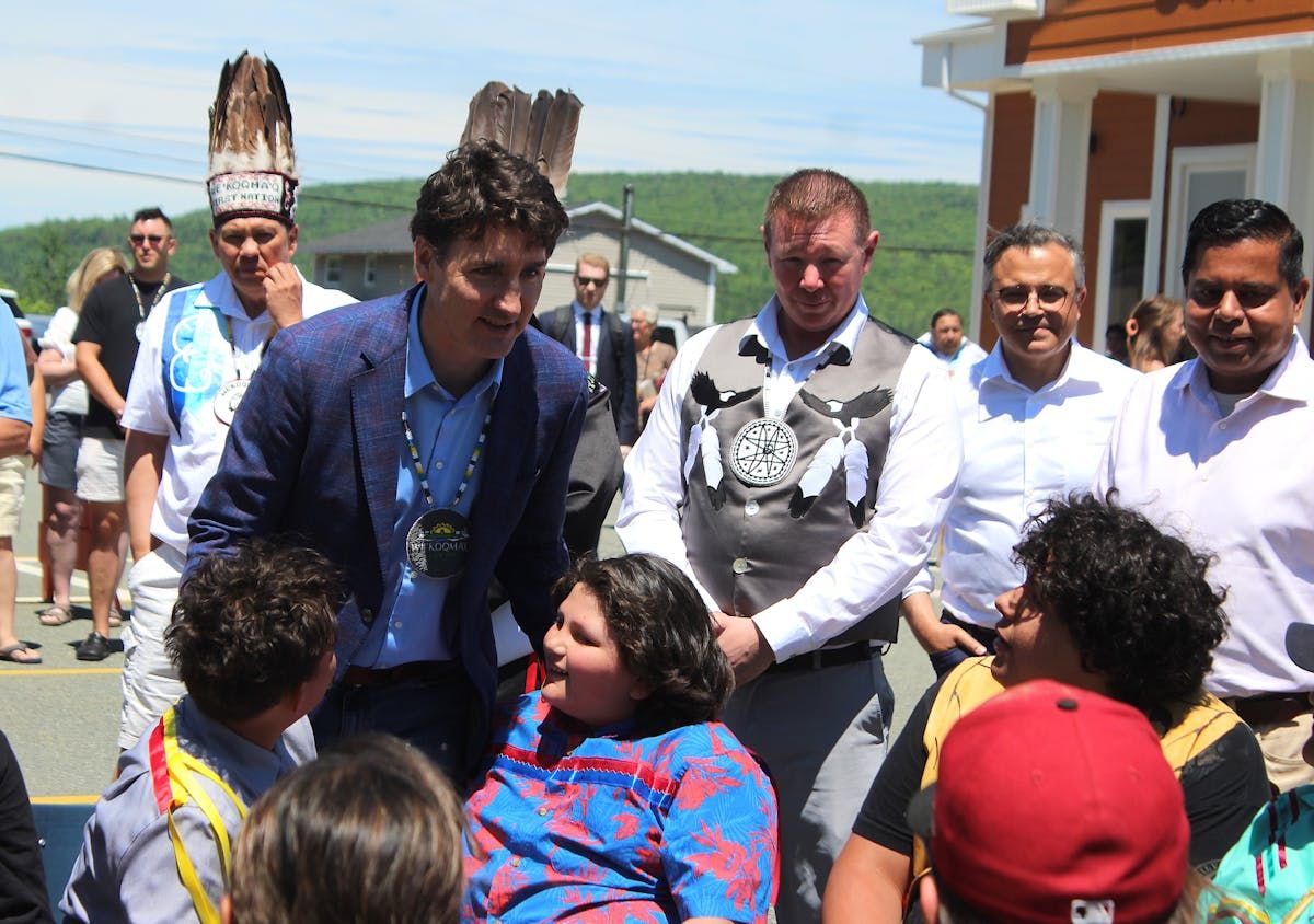 'Monumental': Trudeau visits Cape Breton with Mi'kmaw education funding ...