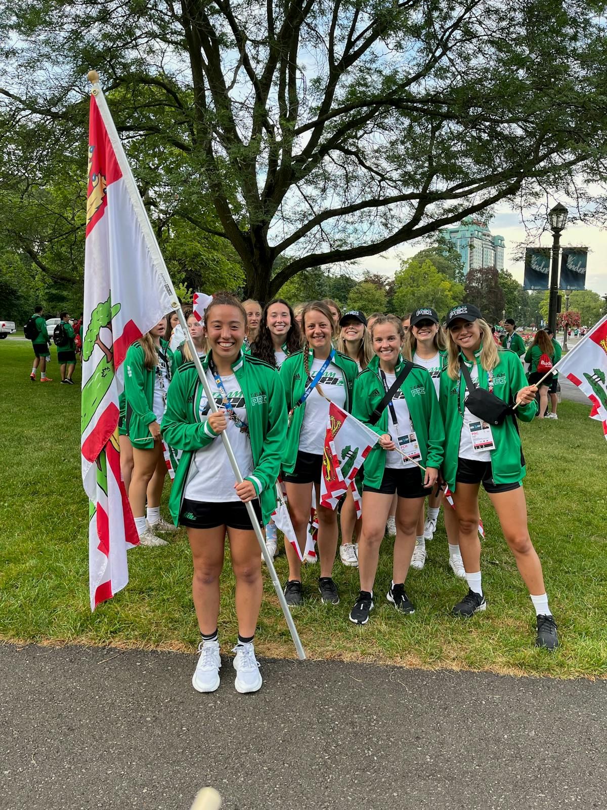 Two-sport athlete Ria Johnston honoured to serve as P.E.I. flag-bearer ...