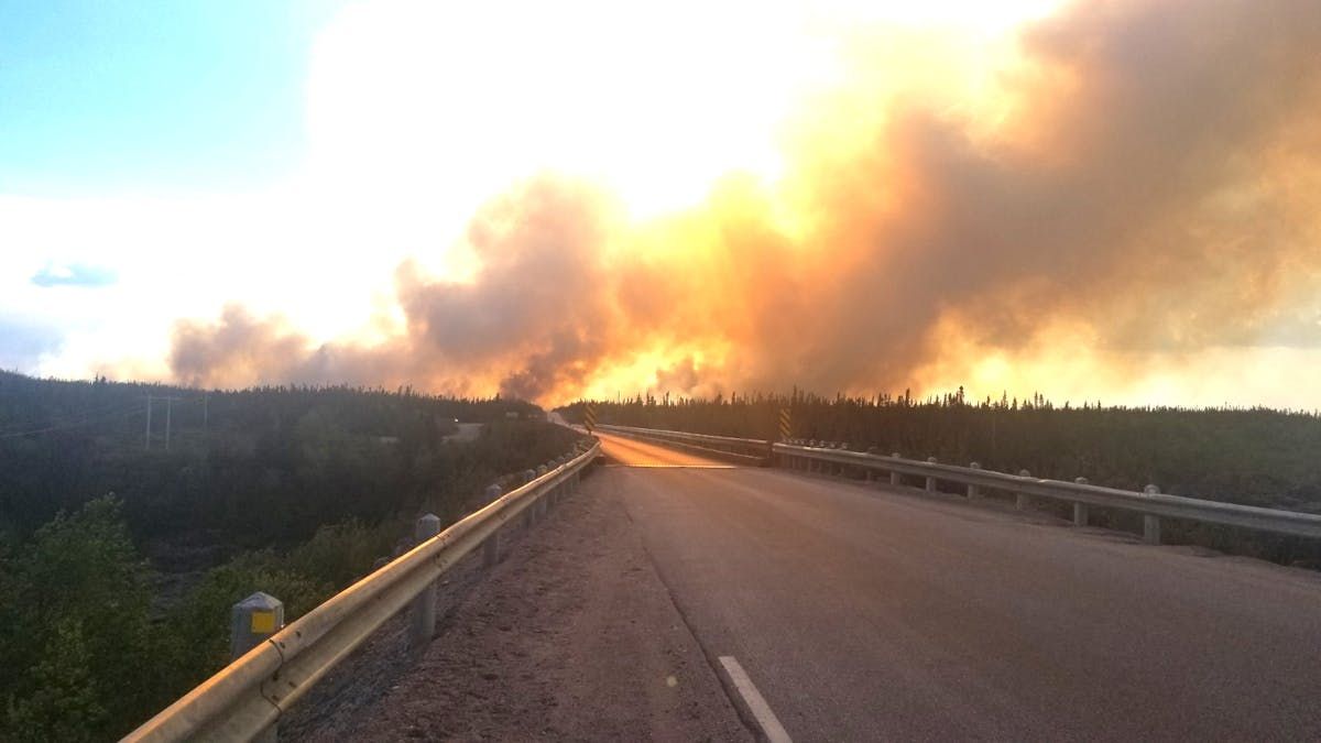 Two wildfires near Churchill Falls still listed as out of control ...