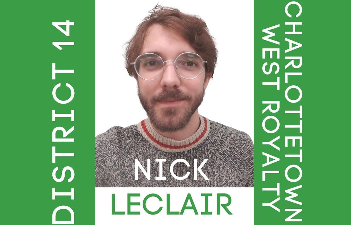 UPEI student Nick LeClair to run for P.E.I. Green Party in Charlottetown-West Royalty | PNI ...