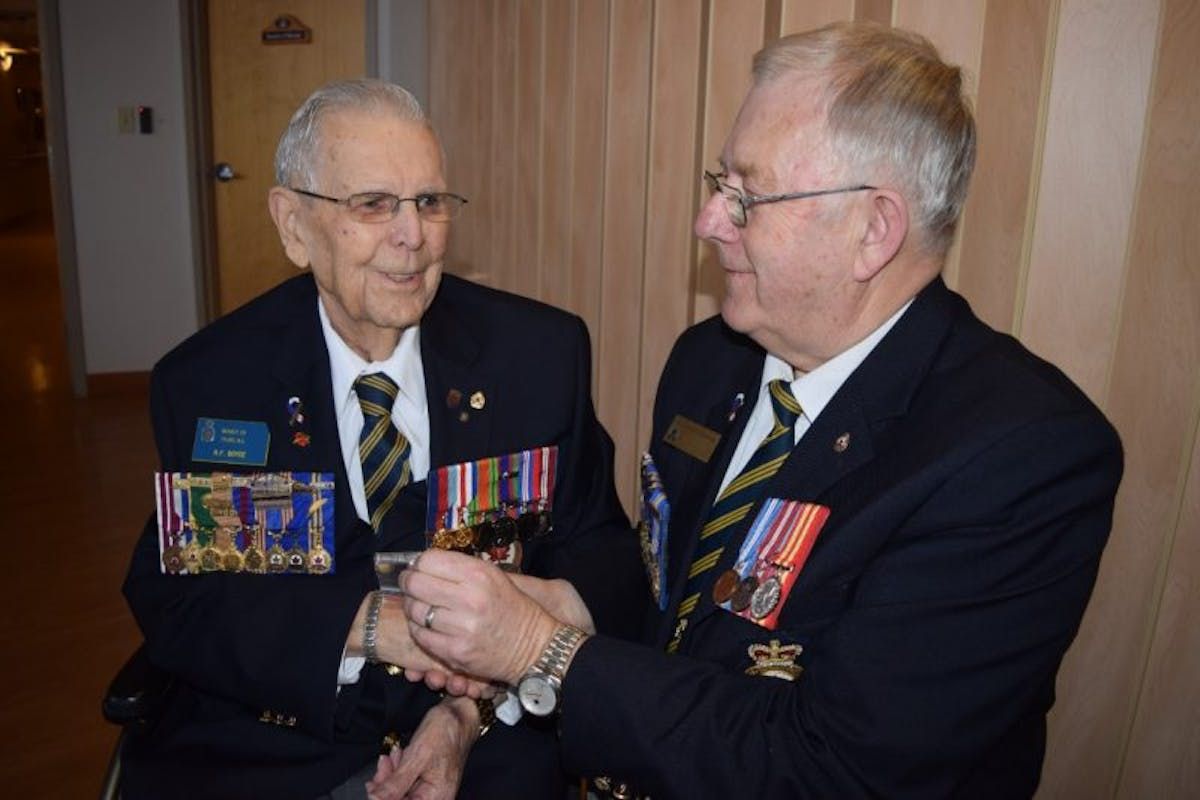 Veteran receives special honour for serving Truro legion for 70 years ...