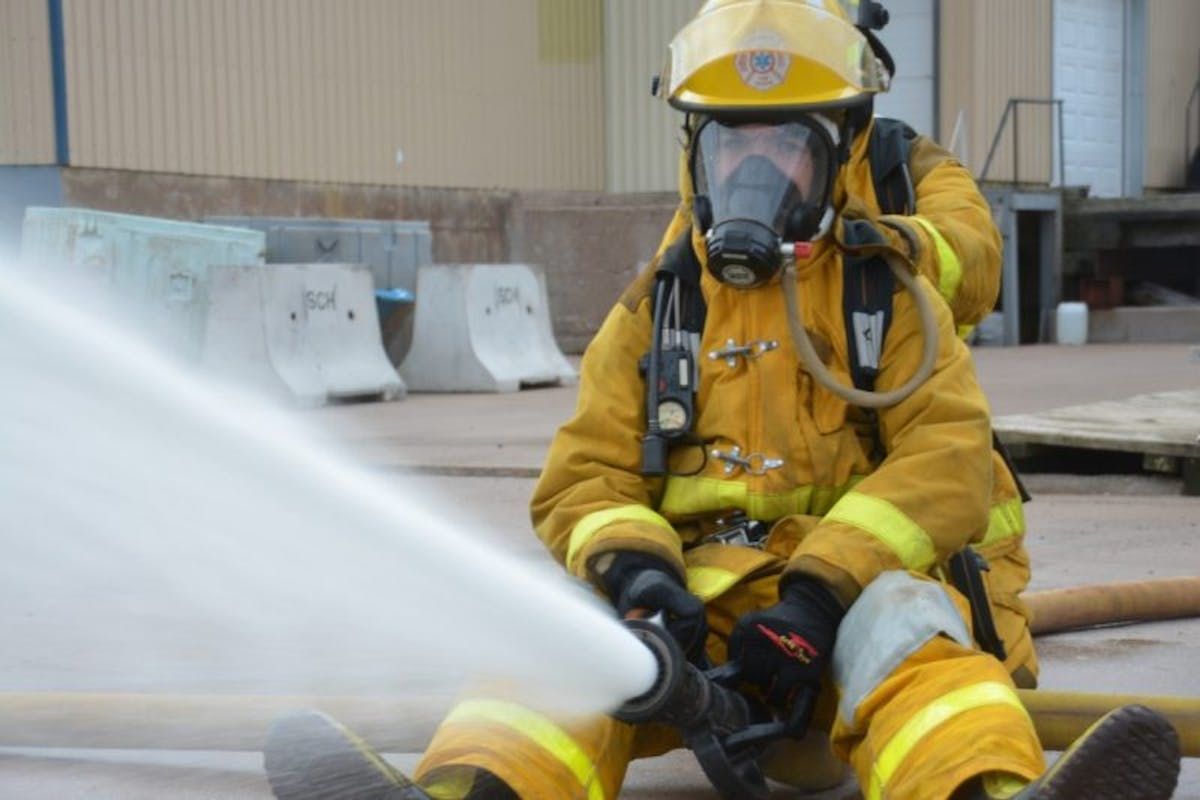 The Wellington and Miscouche Fire Departments participate in water ...