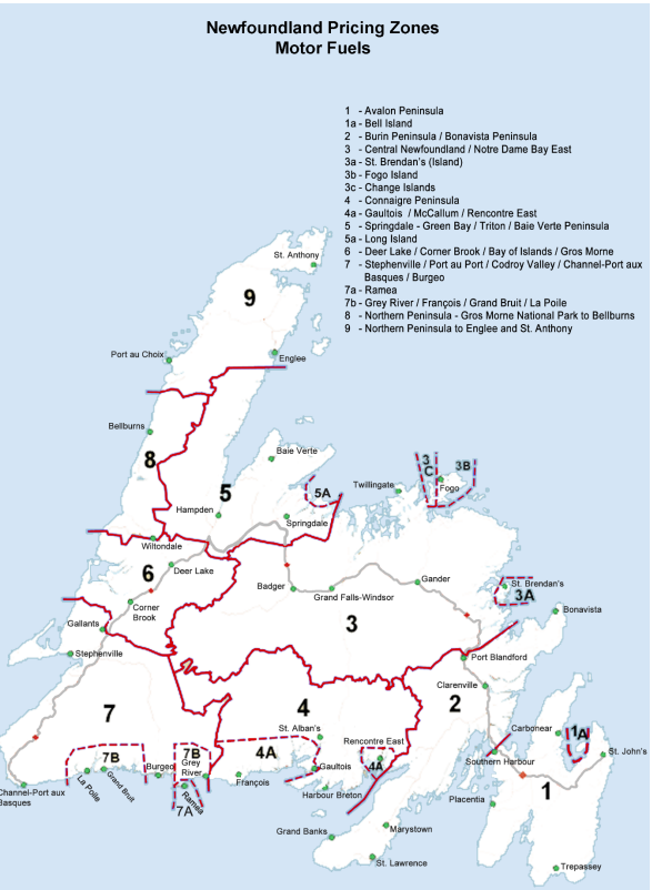 NL gas prices will jump 6 cents/litre in parts of province | PNI ...