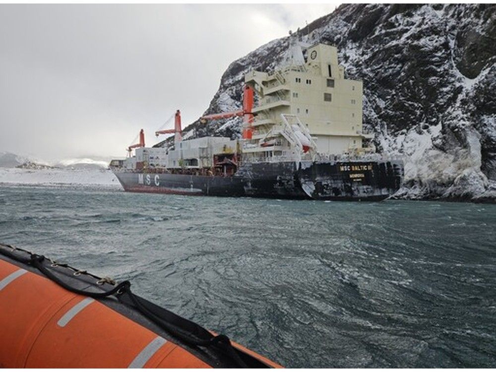 Lark Harbour restricts access to area near grounded NL cargo ship site ...