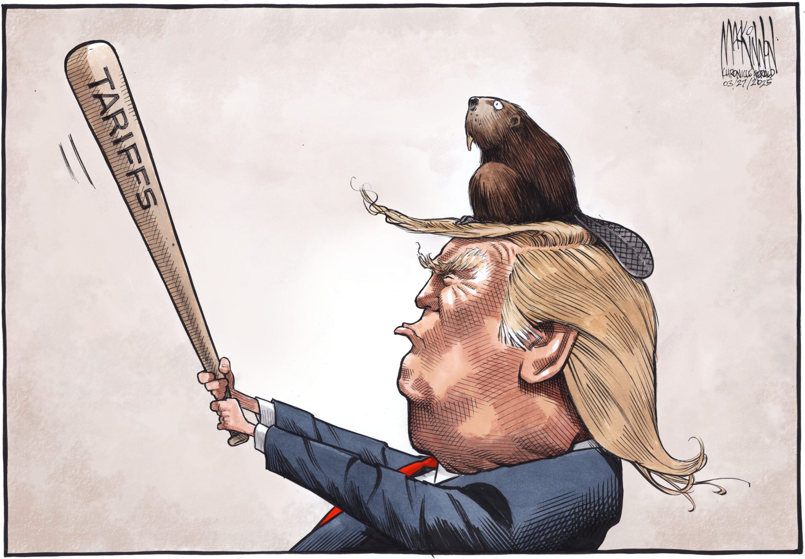 BRUCE MacKINNON CARTOON: Wrong end of the stick