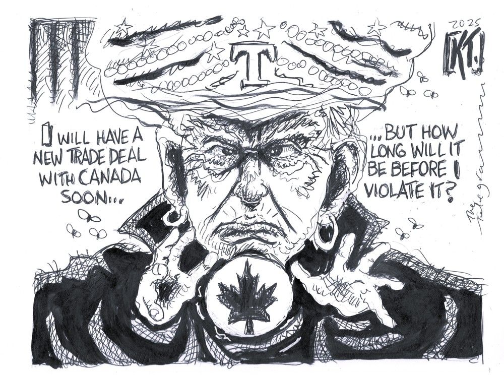 KEVIN TOBIN CARTOON: A Canada-US deal? | PNI Atlantic News