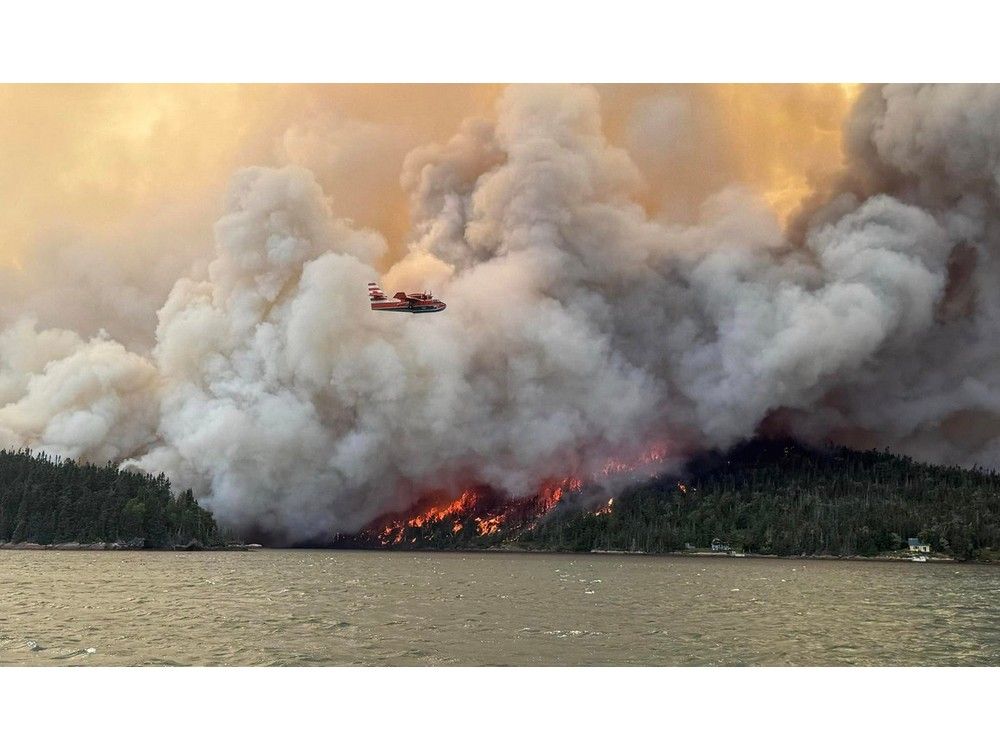 Chance Harbour fire leaves 'warzone' behind, says NL man filming fire ...