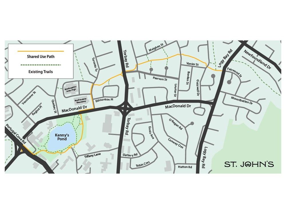 Construction on St. John’s crosstown shared-use path begins Wednesday ...